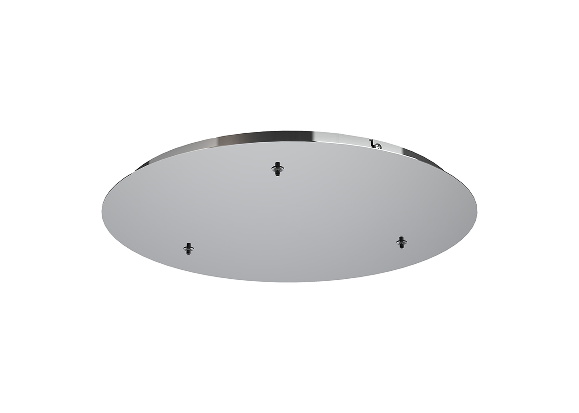 M8271 Elsa Bespoke Mantra Elsa 3 Hole 500mm Round Canopy Kit Chrome - Inspired Lighting Ltd.